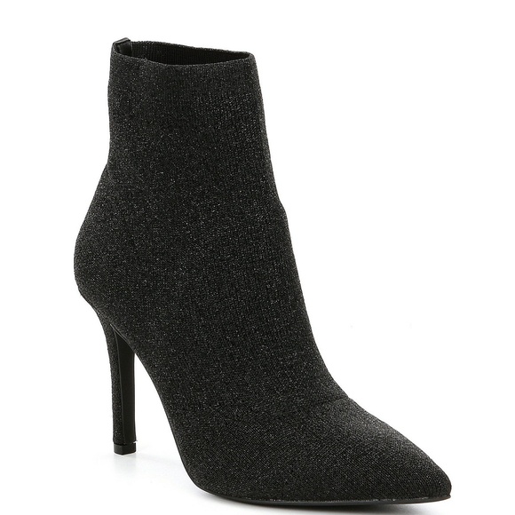 Gianni Bini | Shoes | Gianni Bini Katonya Black Metallic Sock Boots ...